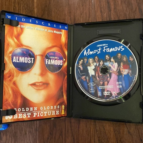 Columbia Pictures | Media | Almost Famous Dvd Movie Golden Globe Winner ...